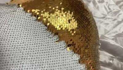 China 2021 New Style Throw Pillow Cover Sequin Fabric Factory Directly Wholesale Custom Colorful Living Room Sofa for sale