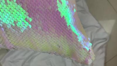 China Throw Pillow Cover Sequin Fabric Factory Directly Wholesale Custom Colorful Living Room Sofa for sale