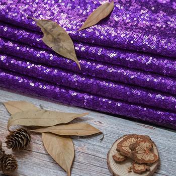 China African French Rose Gold Sequin fabric tulle for sale