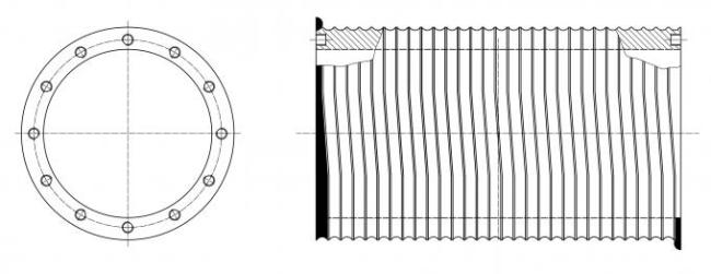 High-Strength Steel Integral Type LBS Groove Drum For Crane Winch