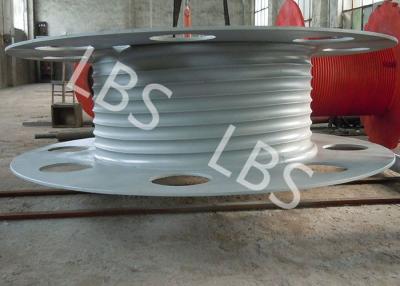 Cina Tamburo dell'argano del cavo metallico dell'acciaio legato del acciaio al carbonio per la stenditura del cavo in vendita