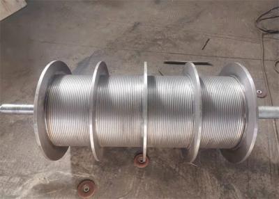 China Lebus Cable Spooling System 3MM Rope Grooved Winch Drum For Wall Cleaning Machine for sale