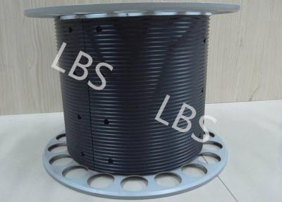China Aluminium Winch Drums with LBS Grooved Sleeves On Aircraft Application Lifting for sale