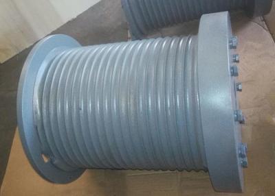 Marine Hydraulic Winch Drum Durable With Rope Groove Rope Inlet