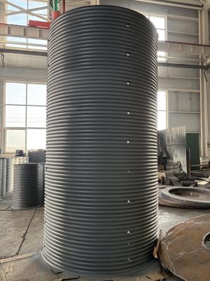 China Q345B Drum Sleeve Material Winch Drum Cover Fabricated with CNC Machining Center for sale