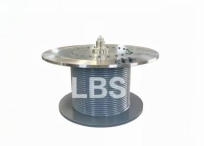 China Spiral Rope Groove LBS Grooved Drum Q355D Steel Flange Mounted For Tower Crane for sale