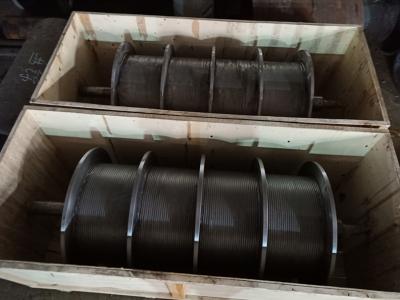 Cina Parti di gru di costruzione per raschiatura di pareti offshore Grigio Quattro rulli in vendita