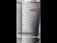 lefthand or righthand split lbs grooved drum for winch