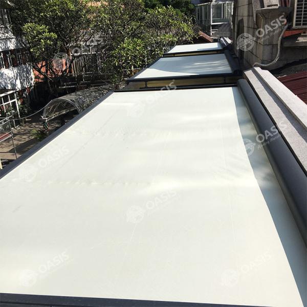 Quality House Patio Electric Sunshade Awning With Dickson Fabric Saulenda Spanish Fabric for sale