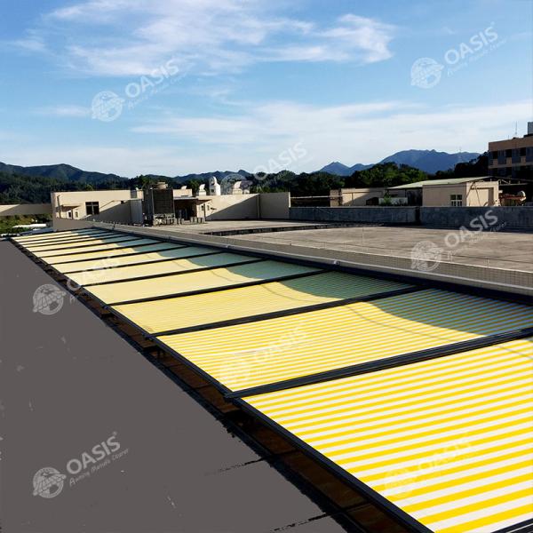 Quality Aluminium Frame Electric Sunshade Awning Attached To House 2m 2.5m 3m Custom for sale