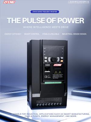 China ZFENG Vector Control VFD - 0.75-11kW AC Motor Speed Controller with RS485 Modbus for Pumps, Fans, Conveyors for sale