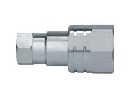 China Threaded To Connect Hydraulic Quick Coupling , Faster Interchange Hydraulic Quick Coupler for sale