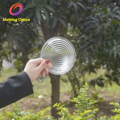 China 130mm tempered fresnel lens,glass borosilicate fresnel lens for LED,Projector,imager for sale