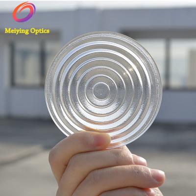 China Borosilicate Fresnel Lens ,Glass Fresnel Lens Dia 80mm For LED,Projector,Imager for sale