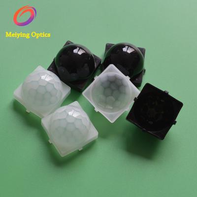 China Black Or White HDPE Material Rectangle Shape Pir Sensor Fresnel Lens For Infrared Switch Model 024120 for sale