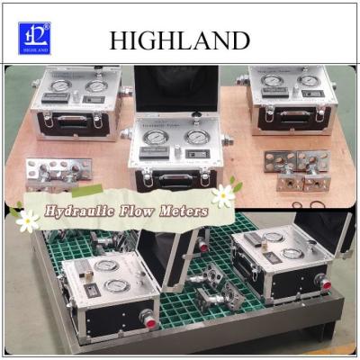 China Accurate Oil Temperature Monitoring Hydraulic Flow Meters By HIGHLAND for sale