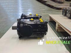 How does the axial piston pump work?