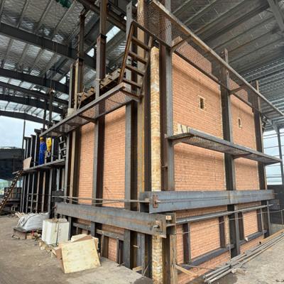 Cina 80Tpd Fuoco di fusione di vetro Materiale refrattario Linea di produzione di vetro in vendita