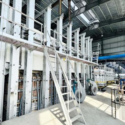 China 100Tpd Refractory Material End Fired Furnace Natural Gas Glass Melting Furnace for sale