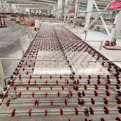 중국 300Tpd 1.8mm-4mm 캘린더 패턴 유리 생산을위한 자동 캘린더 기계 판매용