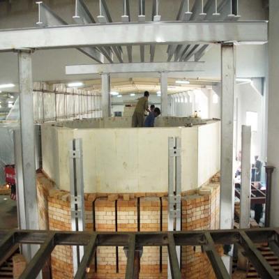 중국 불소화 30 TPD 전기 유리 오븐 판매용