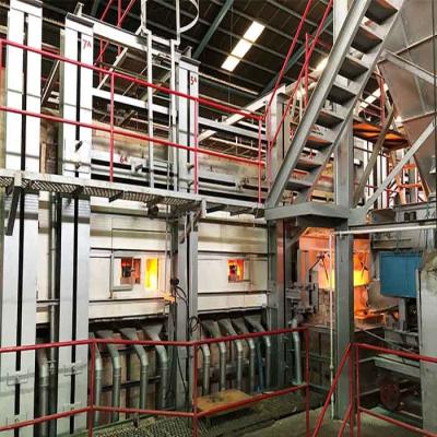 중국 자동 가스 끝 가열 오븐 유리 녹기 오븐 설계 및 건설 판매용