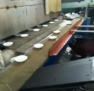 China White Round Tableware Glass Production Line 380V Opal Glass Bowl Forming Machine for sale