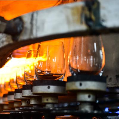 China 60TPD Fully Automatic Tableware Glass Production Line for Clear Goblet Daily Usage for sale