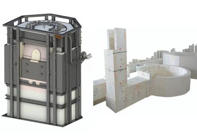Cina Capacità giornaliera 5 tonnellate Dispositivo di fusione Forno di vetro elettrico Funzionamento stabile in vendita