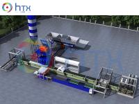 China Full Automatic Construction Cement Artificial Stone Making Machine Flagstone Production Line for sale