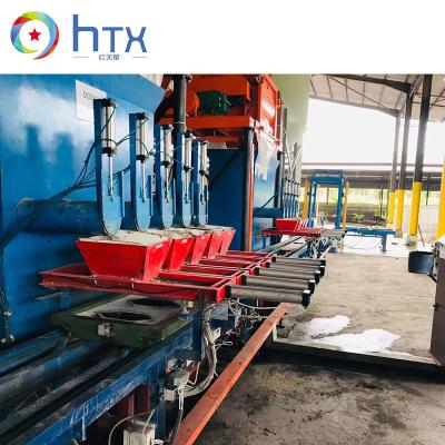 China Máquina de moldação molhada do doseador que pavimenta a linha de produção de pedra artificial do bloco à venda