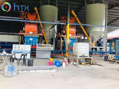 China Automatisierte Vorgußsystem-nass geworfene Maschinerie für Kunststein-Beton zu verkaufen
