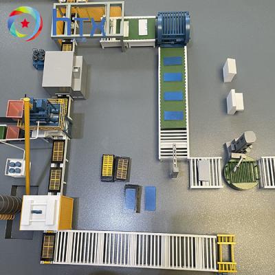 Cina Linea di produzione automatica della pietra artificiale impiallacciatura della pietra che fa macchina in vendita