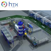 China 3D Wall Concrete Production Line Concrete Artificial Stone Making Machine for sale