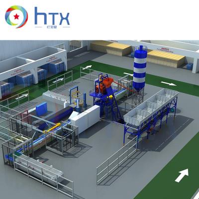 China Automatic Artificial Stone Production Line Kerb Stone Manufacturing Machine for sale