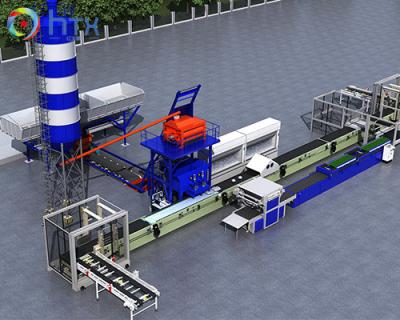 China Einfach lassen Sie Bordstein-Stein-Produktionsmaschine-Kunststein-Fertigungsstraße laufen zu verkaufen