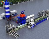 China Wet Cast Wall Panel Production Machine Concrete Dosing System for sale
