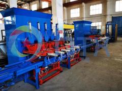 Pré-fabrique a linha de produção máquina do painel de parede 3D de carcaça concreta do folheado de pedra artificial