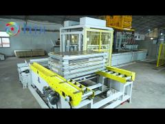 Linha de produção de painéis de vedação de concreto