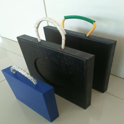 China UHMWPE plastic square outrigger pad jack pad for sale