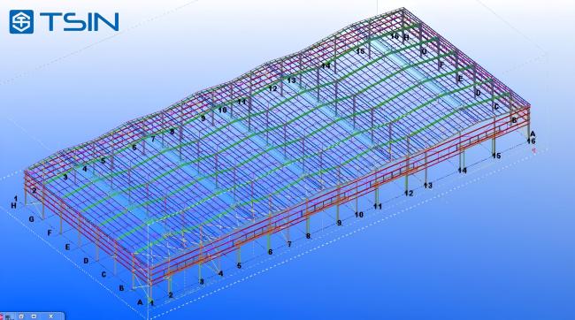 Large span steel structure building