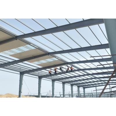 中国 電流を通されたポリ塩化ビニールの窓の研修会の鉄骨構造の軽量フレームの構造 販売のため