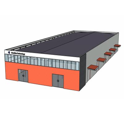 China Waterproofing a construção pre projetada do metal/a estrutura de aço armazém dos celeiros à venda