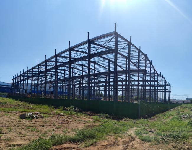 Steel structure workshop building exterior