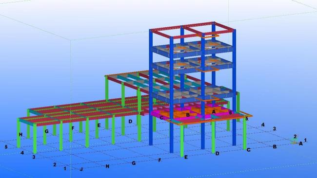 Completed steel warehouse facility