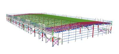 China Prefab Steel Structure Construction Vegetable Workshop Steel Structure Office Villa Building for sale