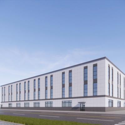 China Industrial Pigments Prefabricated Warehouse Building Corrosion Resistant Sandwich Panel for sale