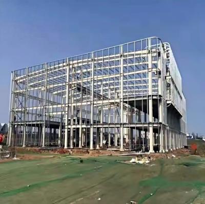China Prefab Steel Structure Workshop Industrial Design Style For Hall Workshop Factory for sale