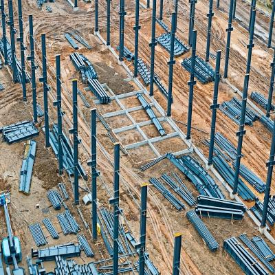 China Prefab Steel Structure Construction Vegetable Workshop Steel Structure Office Villa Building for sale