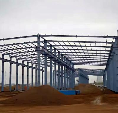 China Q355B Q235B Steel Pre Engineered Metal Building Frame Portal Frame for sale